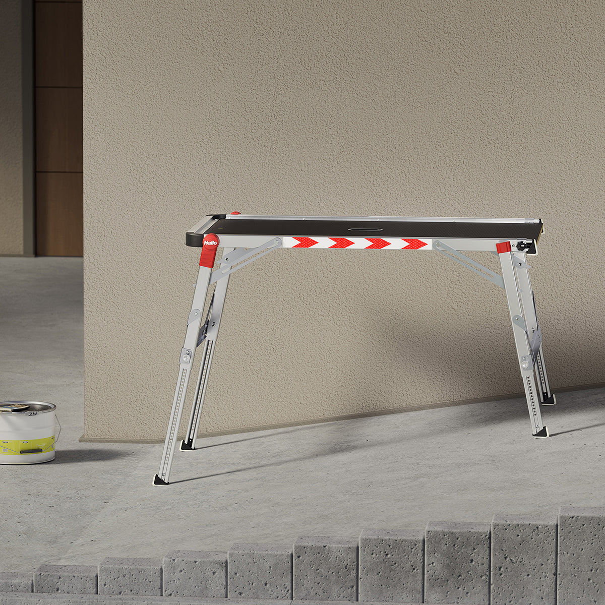 Hailo 9850-101 TP Plus 2 in 1 Stair and Work Platform – Construction ...