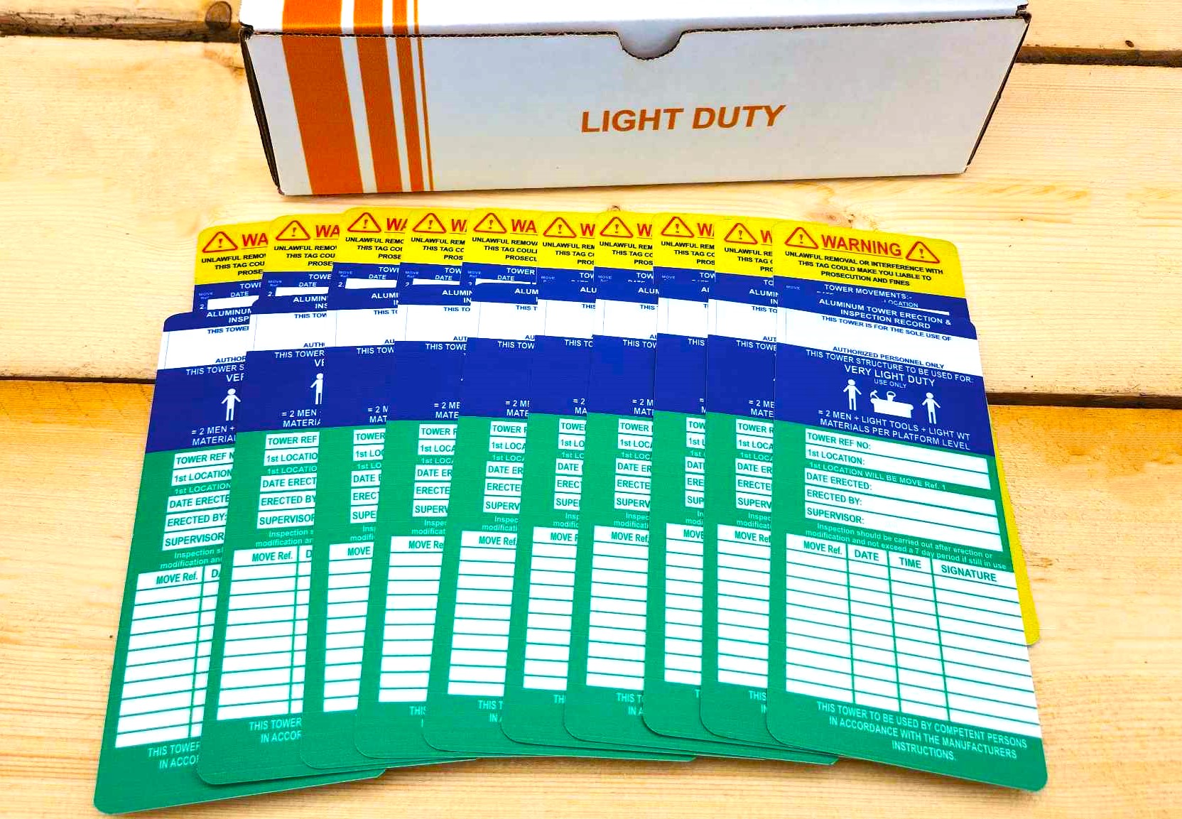 Light Duty Tag Insert – Construction Products Direct