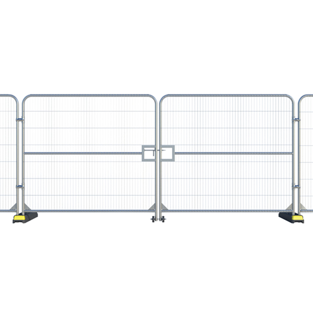 Temporary Fence -Roundtop Vehicle Gate – Construction Products Direct